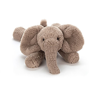 Jellycat Smudge Elephant Stuffed Animal, Medium 9.5 inches | Elephant Plush Toy | Classic Children's Gift