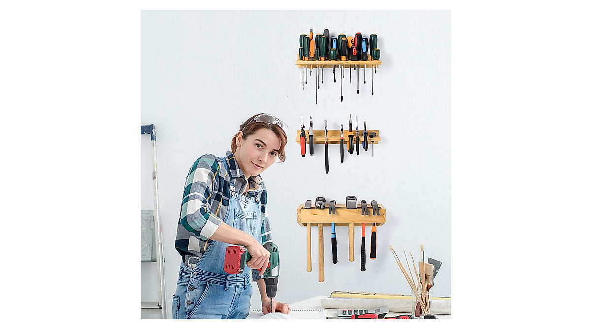 Wall Mounted Tool Organizer - Keep Tools Neat & Tidy