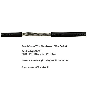 Solar Panel Connectors 10AWG Compatible with MC4 Connecter to SAE Adapter PV Extension Cable Wire for RV Caravan Solar Panels Battery Charger kit with Two SAE to SAE Polarity Reverse Adapters