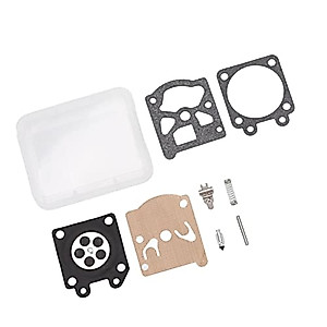 Carburetor Carb Repair Kit, Chainsaw Gasket Replacement Accessories Rebuild Kit Replaces for Walbro K11 Wat for 024 MS240 026 MS260 Garden