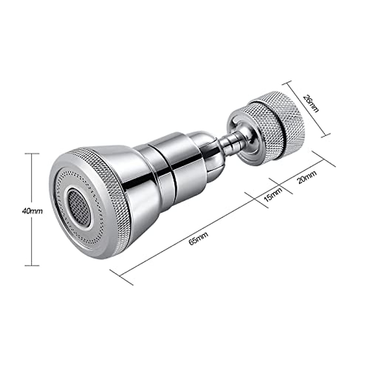 Kitchen Faucet Sprayer Attachment, Filter Faucet Aerator 360°rotating Faucet Extender, Suitable for Kitchen Sink,Bathroom Sink.