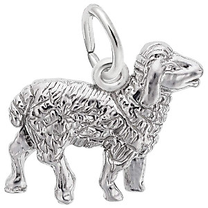 Rembrandt Charms Sheep Charm, Sterling Silver