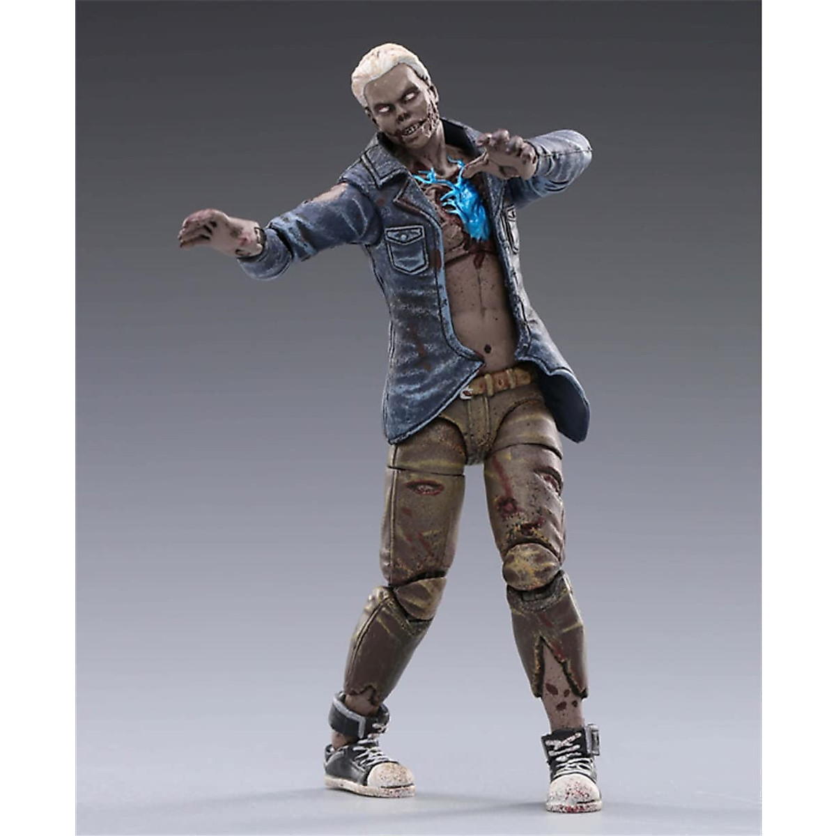 HiPlay JoyToy 1/18 Scale Science-Fiction Action Figures Full Set-Life After Infected Series-Zombie Action Figure(Chubby LAI002)