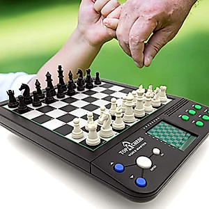 Top 1 Chess 𝗘𝗹𝗲𝗰𝘁𝗿𝗼𝗻𝗶𝗰 𝗖𝗵𝗲𝘀𝘀 𝗦𝗲𝘁 | Chess Sets for Adults | Chess Set for Kids | Voice Chess Computer Teaching System | Chess Strategy Beginners Improving Learning Board Game