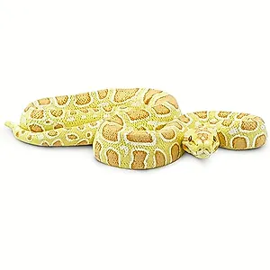 Safari Ltd. Albino Burmese Python Figurine - Lifelike 5.5" Snake Figure - Educational Toy for Boys, Girls, and Kids Ages 3+