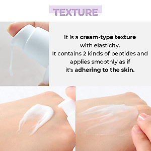 numbuzin No.9 Secret Firming Serum | Advanced Elasticity-Boosting Treatment Serum for Wrinkle Care, Aging Skin with 2 Peptides, Niacinamide, Hyaluronic Acid | Korean Skin Care, Loose Skin | 1.69 Fl Oz