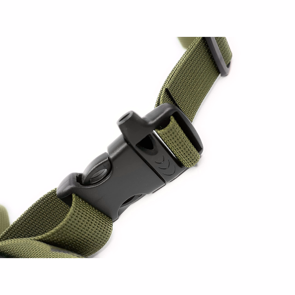 Ikerall Sternum Straps For Backpacks 1-pack,Adjustable Chest Strap with Emergency Whistle Buckle Suitable for Universal Outdoor Fabric Backpack Straps(Navy Green)