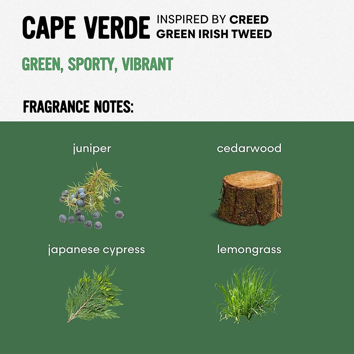Wythe Inspired by Creed Green Irish Tweed for Men 1.7oz - Long-Lasting All Day Cologne - Made in USA with Clean Ingredients Cedar, Cypress & Juniper - Green, Sporty and Vibrant Fragrance