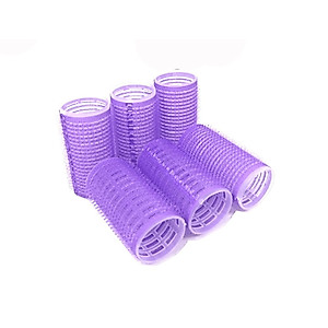 Self Hair Grip Velcro Curlers Rollers Pro Salon Hairdressing (Medium)
