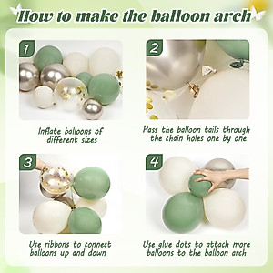 Sage Green Birthday Party Decorations with Happy Birthday Banner Green Fringe Curtain Butterfly Decorations Foil Balloons Happy Birthday Decorations for Women Adults