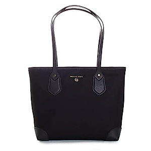 Michael Kors Eva Small Top Zip Tote Black One Size