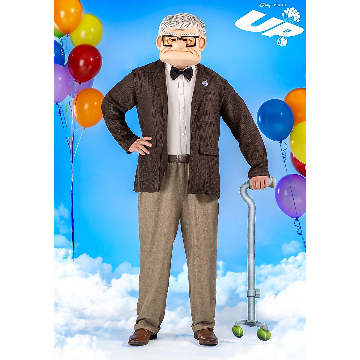 Fun Costumes Men's Carl Disney UP Plus Size - 3X Black