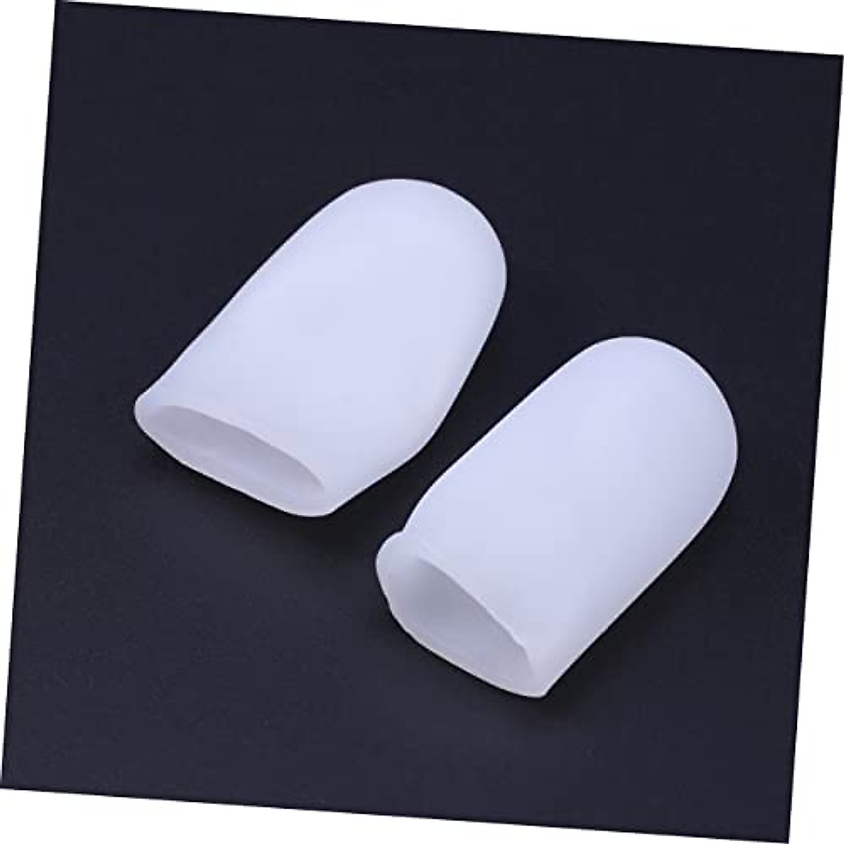 CLISPEED 12 PC Thumb Protector Silicone Mitts Silicone Finger Sleeves Support Finger Cap Finger Cots Protective Case Gel Gloves Toe Corn Protectors Toe Caps Toe Protector Extended Sleeve