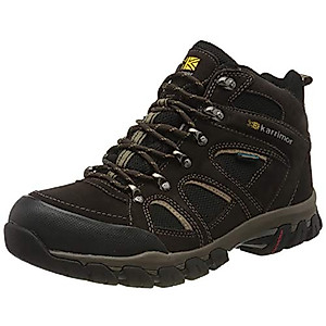 Karrimor Men's Bodmin Mid 4 Weathertite High Rise Hiking Boots, Dark Brown, 8.5