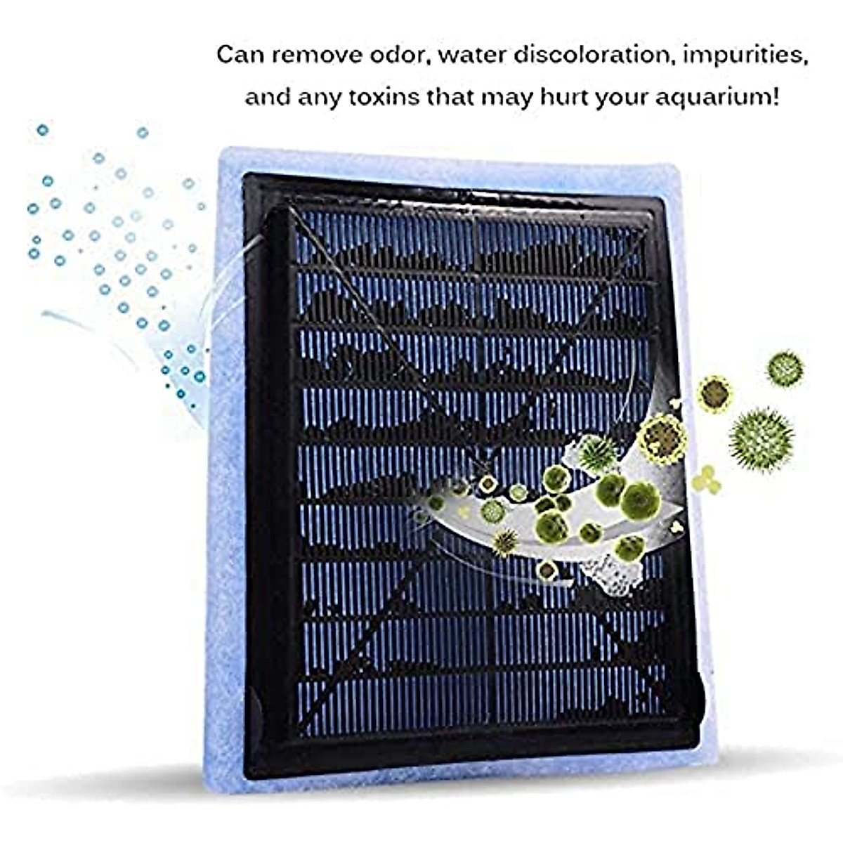 Wuonfsh Aquarium Filter Cartridge, Compatible with Aqua-Tech EZ-Change 2 Activated Carbon Filter Cartridges for 10-20 Gallon Aquarium Power Filters (3 Pack)