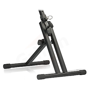 Guitar Combo Amplifier Stand by GRIFFIN | PA Speaker Karaoke Monitor Holder | Low Profile Pro-Audio Amp Tilt Back Mount Stand | Adjustable Speaker Cabinet Stage Equipment Platform Riser & Studio Chair