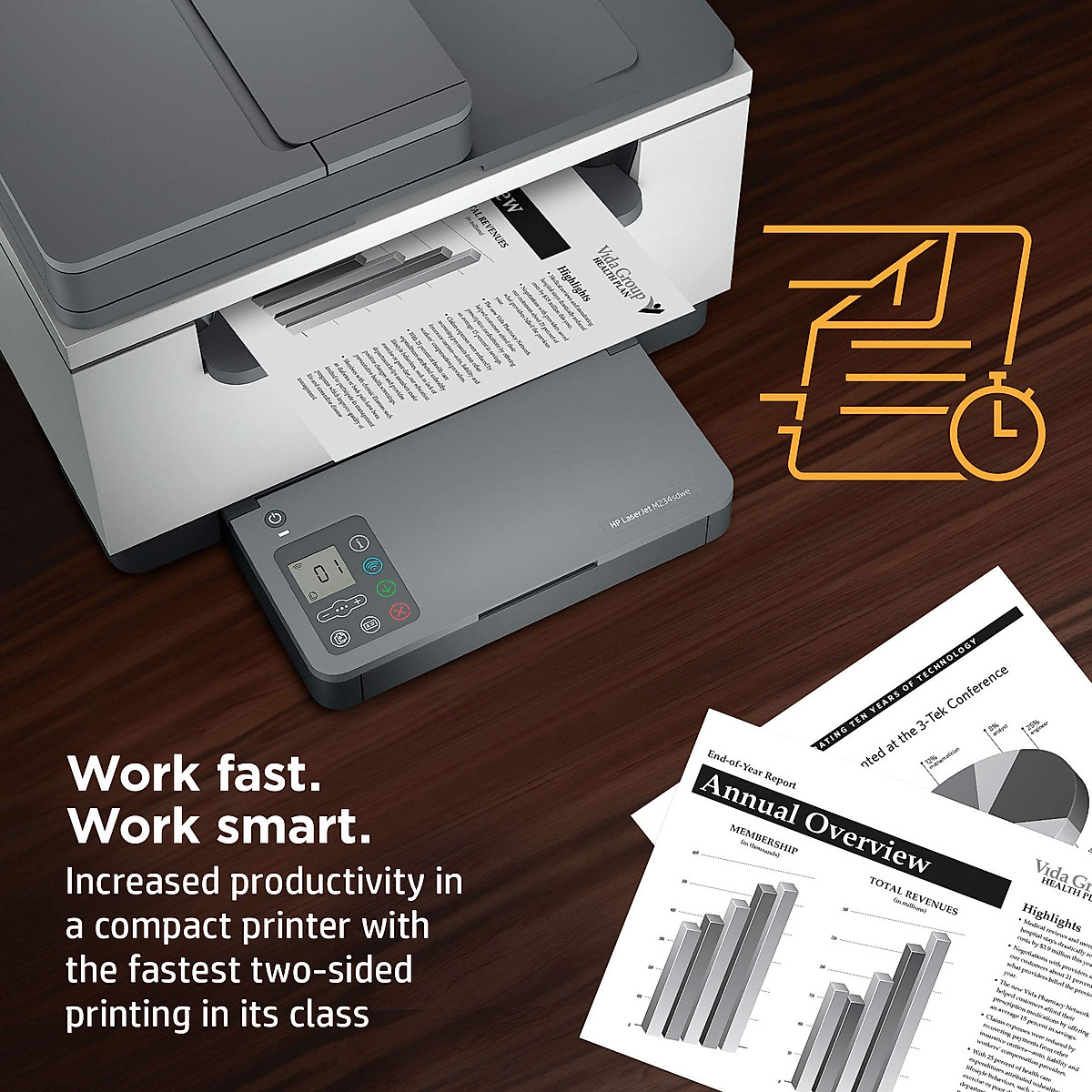 HP LaserJet MFP M234sdwe Wireless Monochrome All-in-One Printer with built-in Ethernet & fast 2-sided printing, HP+ and bonus 6 months Instant Ink (6GX01E)