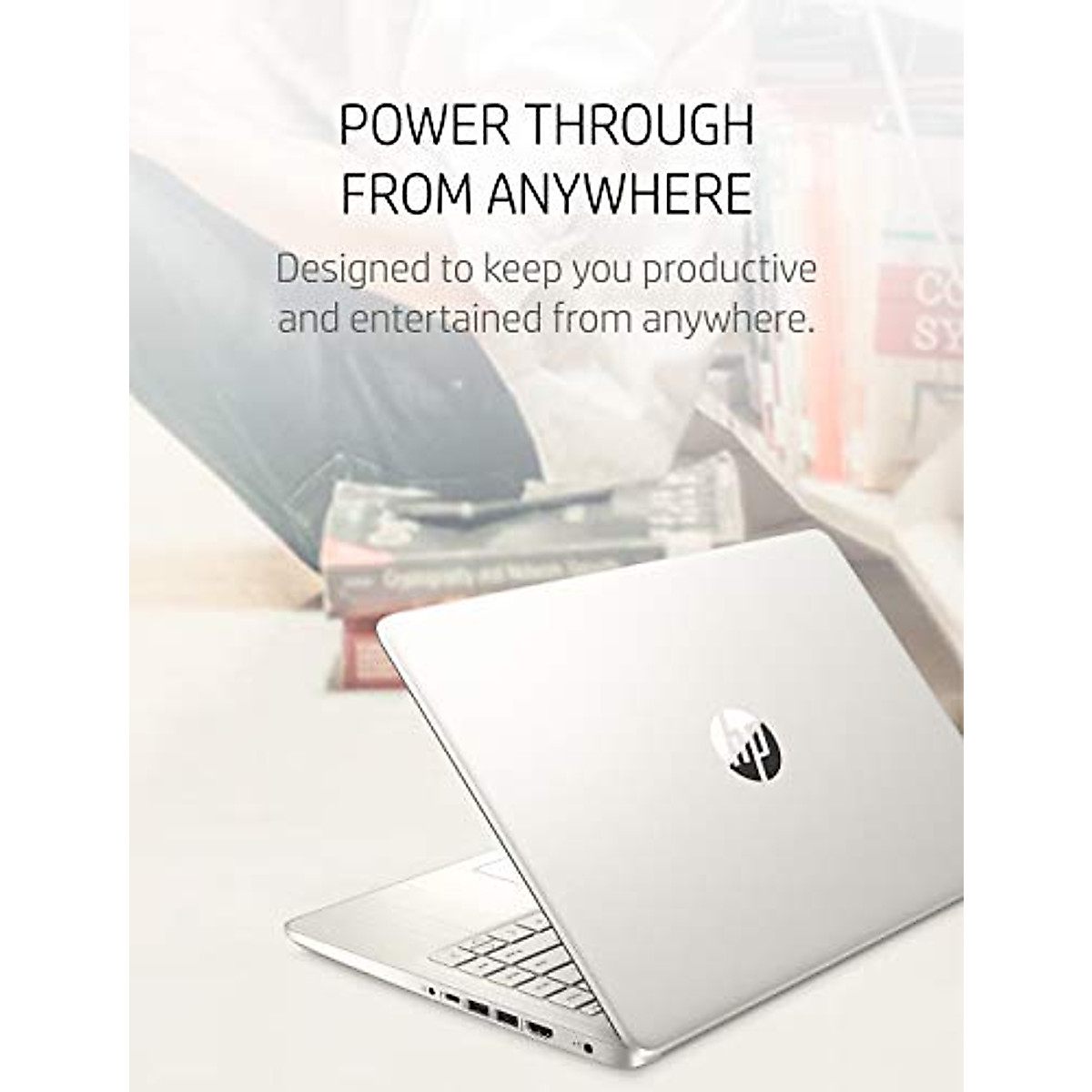 HP 14 Laptop, AMD 3020e, 4 GB RAM, 64 GB eMMC Storage, 14-inch HD Touchscreen, Windows 10 Home in S Mode, Long Battery Life, Microsoft 365, (14-fq0080nr, 2020)