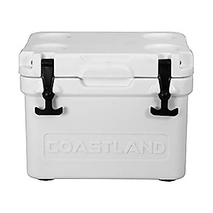 Coastland Bay Series 15 Quart Cooler Premium Lightweight Everyday Use Insulated Cooler, white (CB15)