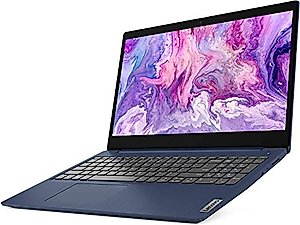 Lenovo IdeaPad 3 15.6" Full HD IPS LED Laptop, AMD Ryzen 5 3500U Processor, 8GB DDR4 RAM, 256GB SSD, Vega 8 Graphics, HDMI, Webcam, 802.11ac, Windows 10 Home, Abyss Blue, W/ IFT Accessories