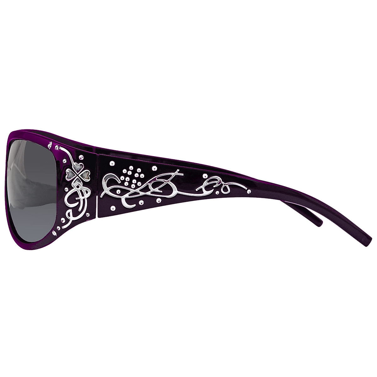Polarized Sunglasses for Women - Premium Fashion Sunglasses - HZ Series Chic Womens Designer Sunglasses (Deep Lavender, Dark Smoke)