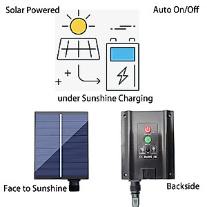 DBFAIRY 9.8x9.8Ft Solar Net Lights Bush Fairy Light Outdoor Waterproof 304 LEDs Dark Green Cable Tree-wrap Lights 8 Modes Decorative Lights for Party Christmas Wedding Garden Home Patio Lawn -(White)