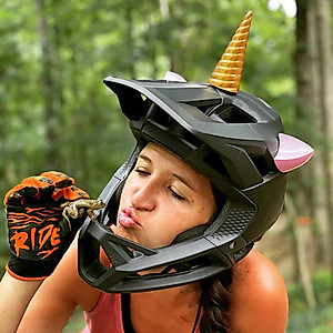Helmet Flair MagNeatOhz Unicorn Horn for Helmet | Made in USA | Helmet Accessory for Bike Helmet, Ski Helmet | Magnetic Attachment | Interchangeable (Helmet Not Included)