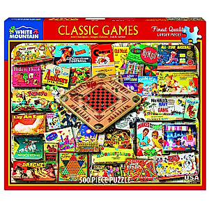 White Mountain Puzzles Classic Games 500 Piece Jigsaw Puzzle