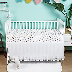 David's Kids 100% Cotton Fitted Crib Sheets, 2 Pack Ultra Soft Breathable Comfortable Baby Sheet Set for Boys Girls Neutral, 28x52 Inch Fits Standard Crib and Toddler Mattresses, Woodland Animals