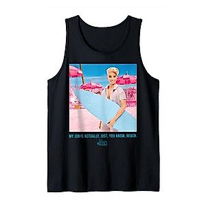 Barbie The Movie - My Job Is Beach Tank Top