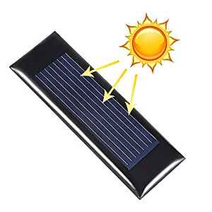 uxcell 5Pcs 100mA 0.5V Small Solar Panel Module DIY Polysilicon for Toys Charger