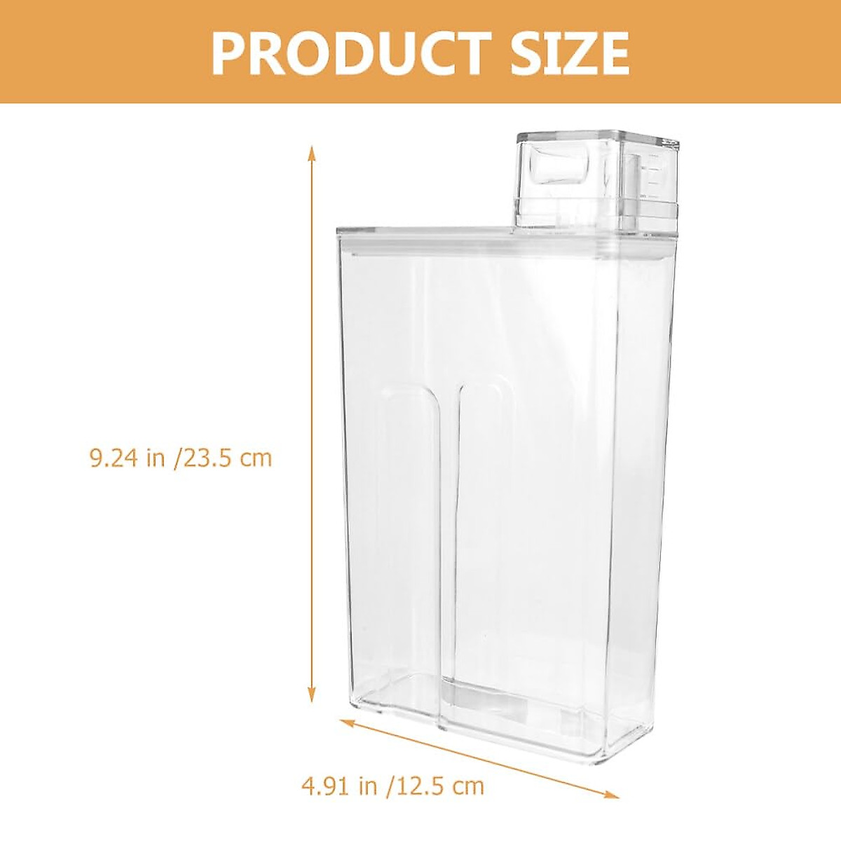 Alipis 2pcs Lotion Transparent Sub Bottle Refillable Containers Washing Powder Bucket Liquid Sub Bucket Laundry Soap Dispenser The Pet Dedicated Household Bucket