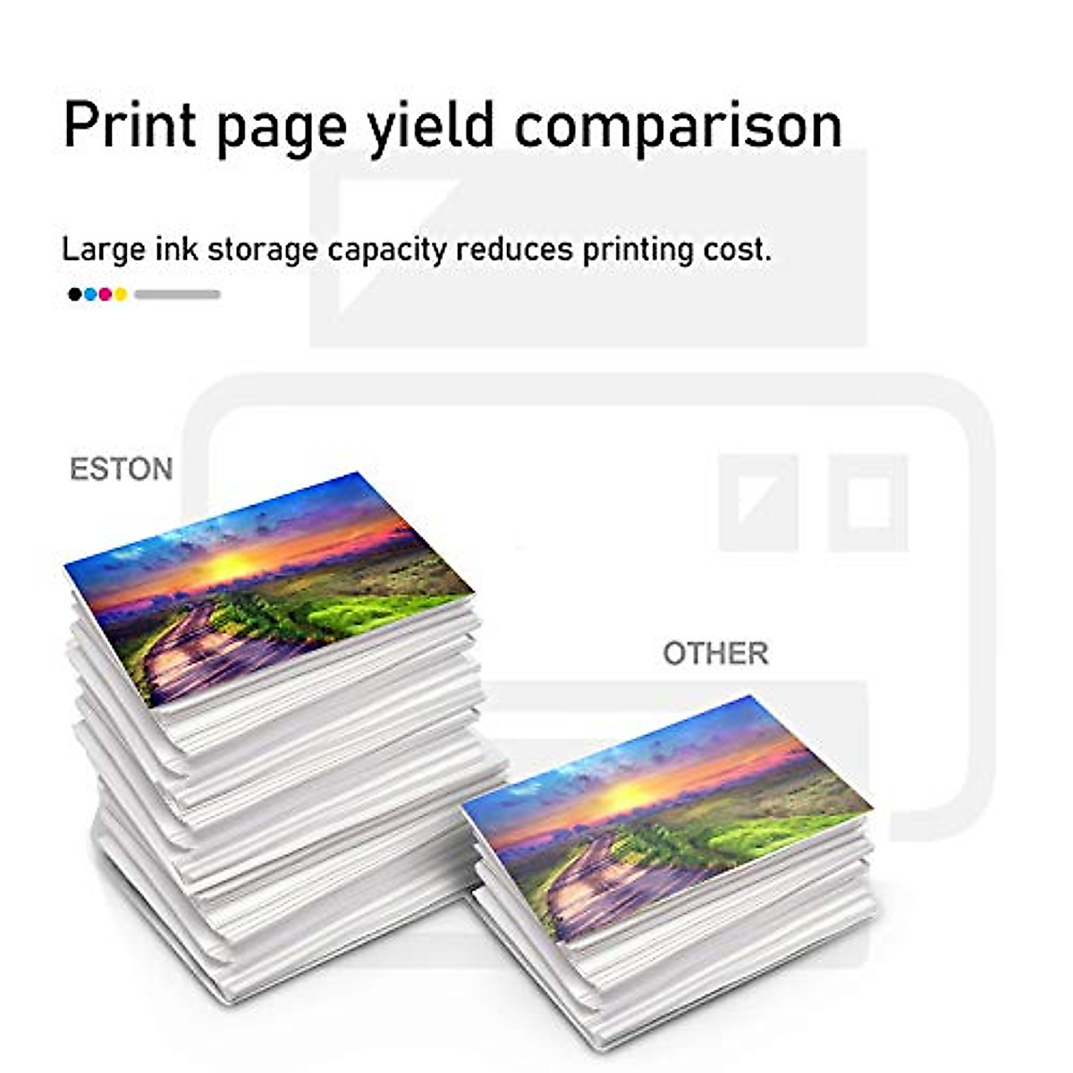 64xl Remanufactured Replacements for HP 64 64XL Ink Cartridges for HP Envy Photo 7800 7155 7158 6252 6255 6258 7164 7855 2Pack (1Black +1Tri-Color)