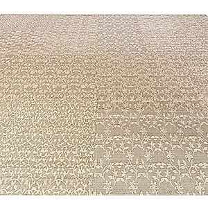 8' x 10' Modern Patchwork-Like MM Gray Hand Knotted Wool Rug - N10974 Doris Leslie Blau