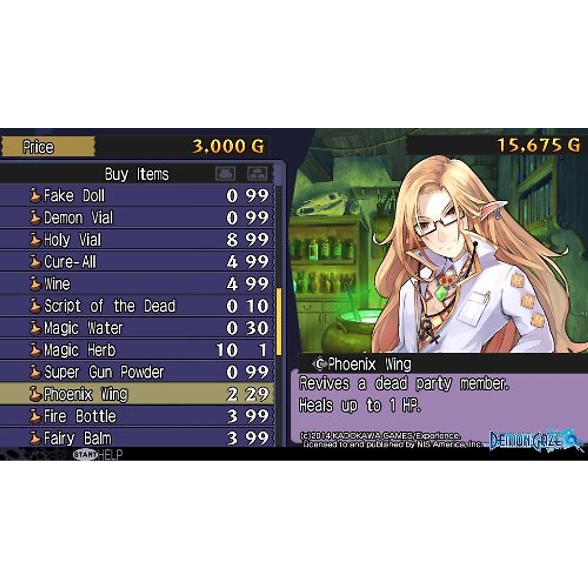 Demon Gaze - PlayStation Vita