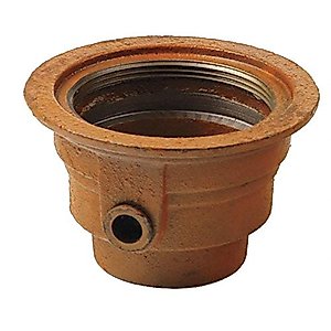 Floor Drain Body,4In Pipe,6-1/2In Dia