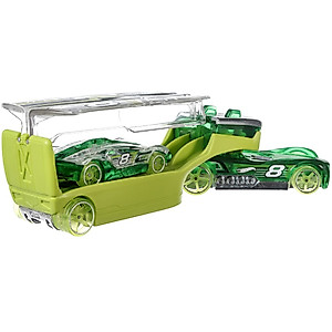 Hot Wheels Wingstorm Vehicle - Semi-Truck with Car ~ Detachable Trailer