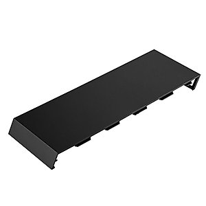 Zer one HDD Hard Driver Shell Case for, Anti-Scratch Front Housing Shell Faceplate Replacement for Sony 4 Console(Black) [Video Game]