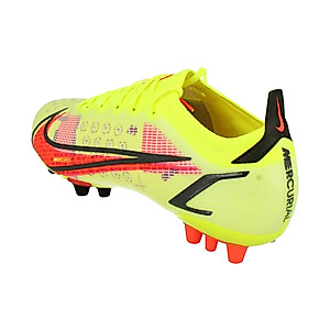 Nike Vapor 14 Elite AG Mens Football Boots CZ8717 Soccer Cleats (UK 10 US 11 EU 45, Volt Bright Crimson Black 760)