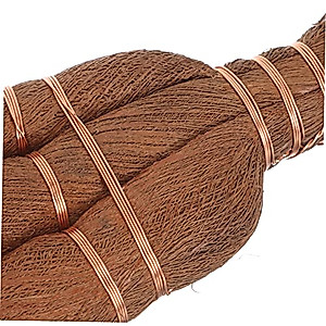 COLLBATH 4pcs Children's Mini Broom Mini Wizard Broom Dollhouse Miniature Brooms Broom Hanging Decoration Crystal Witch Broom Altar Ornament Halloween Brooms Decor Garden Car Palm Toy Room