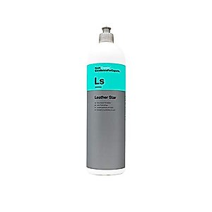 Koch-Chemie - Leather Star - Deep Cleaner for Leather; Revitalizes, Preserves, and Protects; Pleasant Fragrance, Color Intensifying Appearance, Supple Soft Feel; Does not Cause Slipperiness (1 Liter)