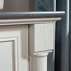 Sauder Palladia Lateral File, L: 36.81" x W: 22.01" x H: 29.61", Glacier Oak