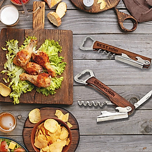 YUUNEI-HOME Groomsmen Gifts Bottle Opener Wooden 8 Pack, Groomsmen Proposal Gifts for bachelor party, bachelor gifts