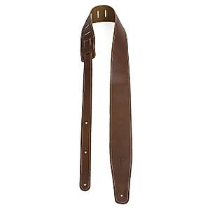Perri's Leathers Ltd. - Baseball Leather Series - Adjustable Guitar Strap from 41” to 56” - Electric, Acoustic, Bass Guitar Strap - Tan (SP25S-7049)