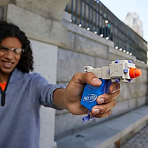 NERF MicroShots Minecraft Ender Dragon and Elder Guardian Mini Blaster 2-Pack, 4 Elite Darts, Pull to Prime Handle (Amazon Exclusive)