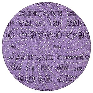 Cubitron Hookit Clean Sanding Film Disc 775L, 6 in, 15 Piece Multi-Pack Hook and Loop Sanding Discs for Paint Preparation and Removal, General Sanding, Refining, Blending, and Featheredge