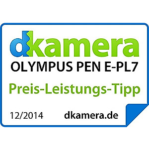 Olympus PEN Lite E-PL7 (White) with 14-42mm F3.5-6.3 EZ Lens (Silver) - International Version (No Warranty)