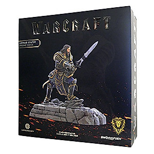 Swordfish Tech Warcraft, Lothar Statue Phone Charging Dock - Warcraft Movie Official Licensed