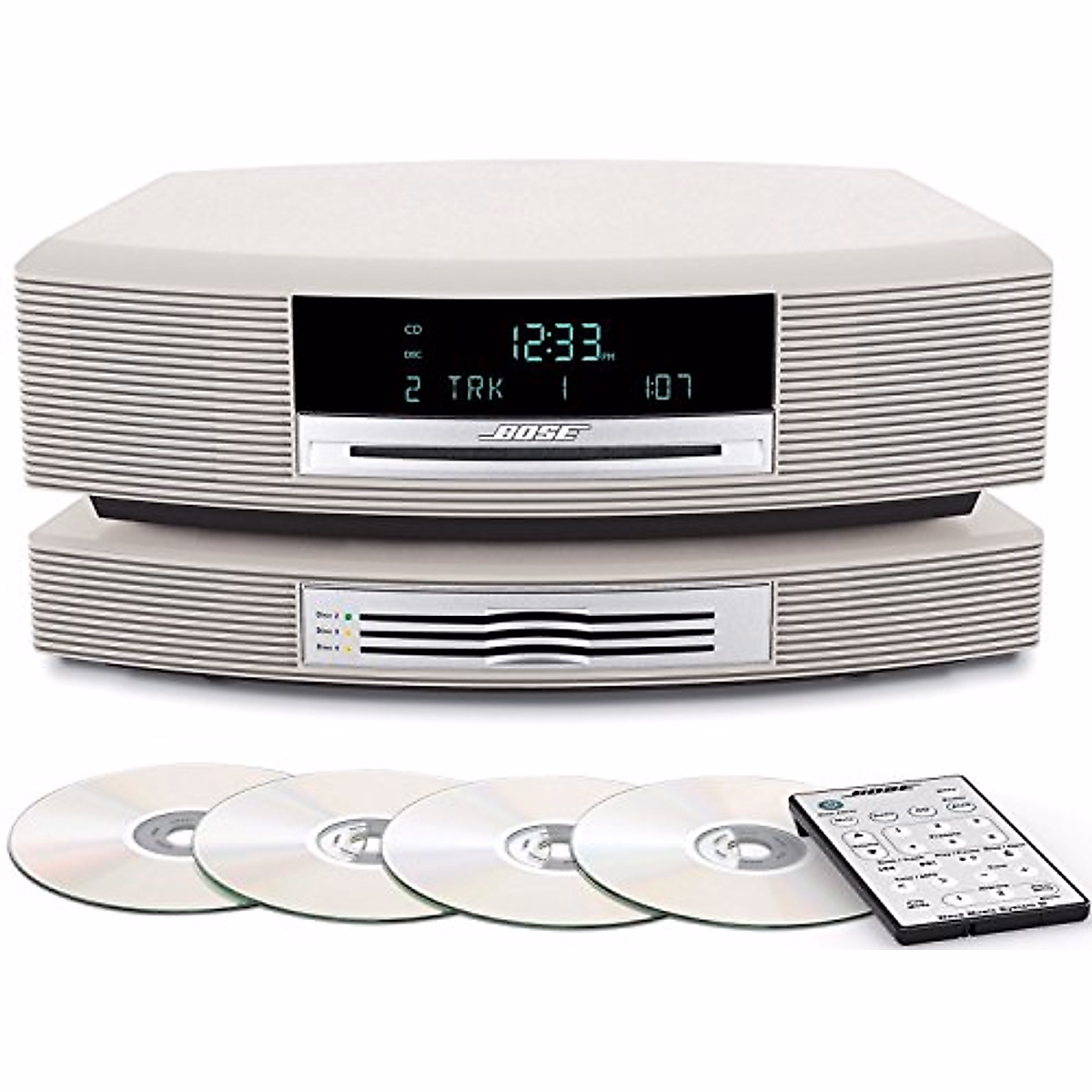 Bose® Wave® Music System with Multi-CD Changer -- Platinum White