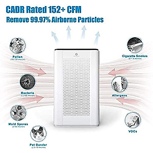 Airthereal Bundle | APH260 Air Purifier and 2-pack Spare Replacement Filter, Pure Morning